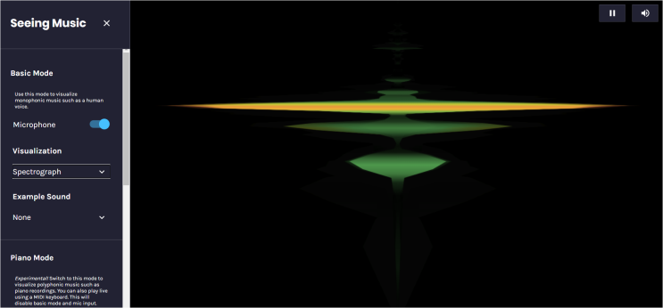 구글 Seeing Music) 소리를 시각화해서 보기 --> 바디 신디사이저~~ : 네이버 블로그