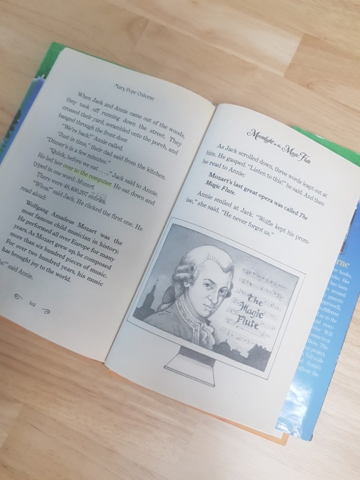 [연재 41] Magic Tree House #41 (Moonlight on the Magic Flute)의 제10장 즐거움 ...