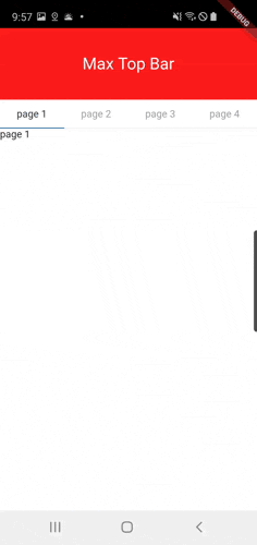 [Flutter] NestedScrollView를 이용한 Custom Tab View : 네이버 블로그