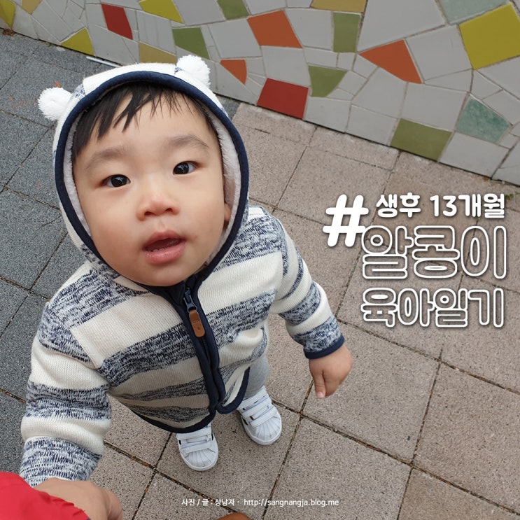 알콩이육아일기♥생후13개월아기발달·돌접종·첫물놀이·방문열기·계단내려오기 네이버 블로그