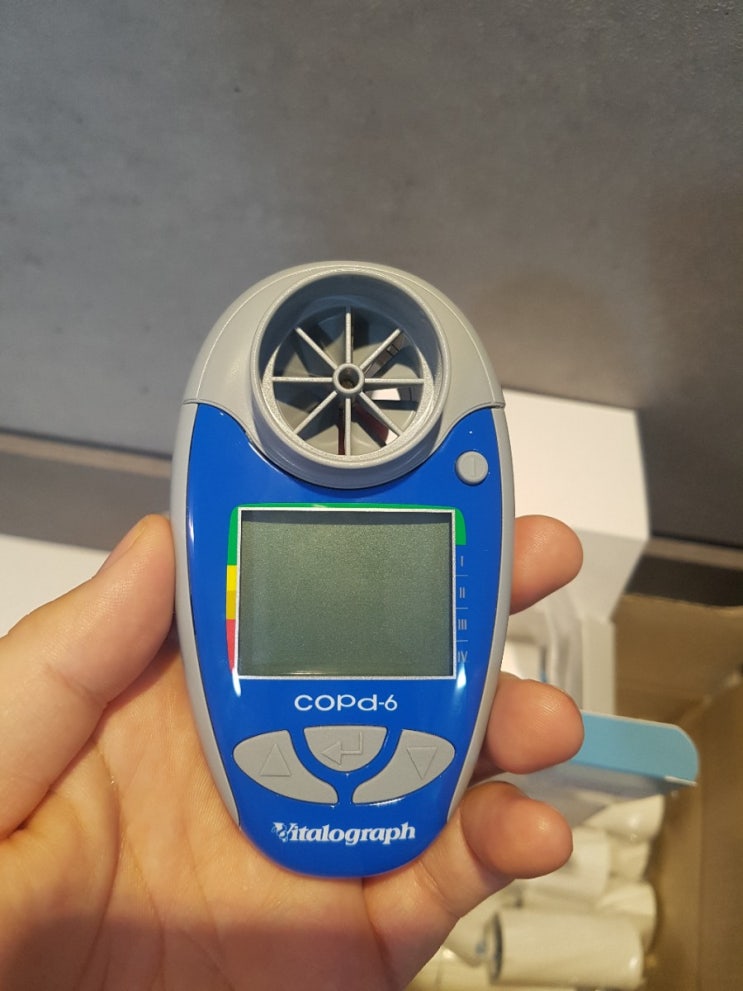 폐기능 검사기기 COPD-6 [경산시 진량읍 소망의원] : 네이버 블로그