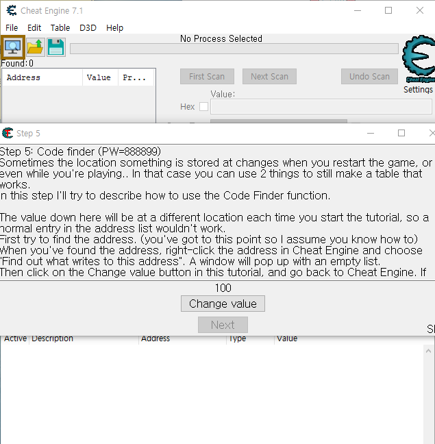 Cheat Engine / Tutorial (Step.5) : 네이버 블로그