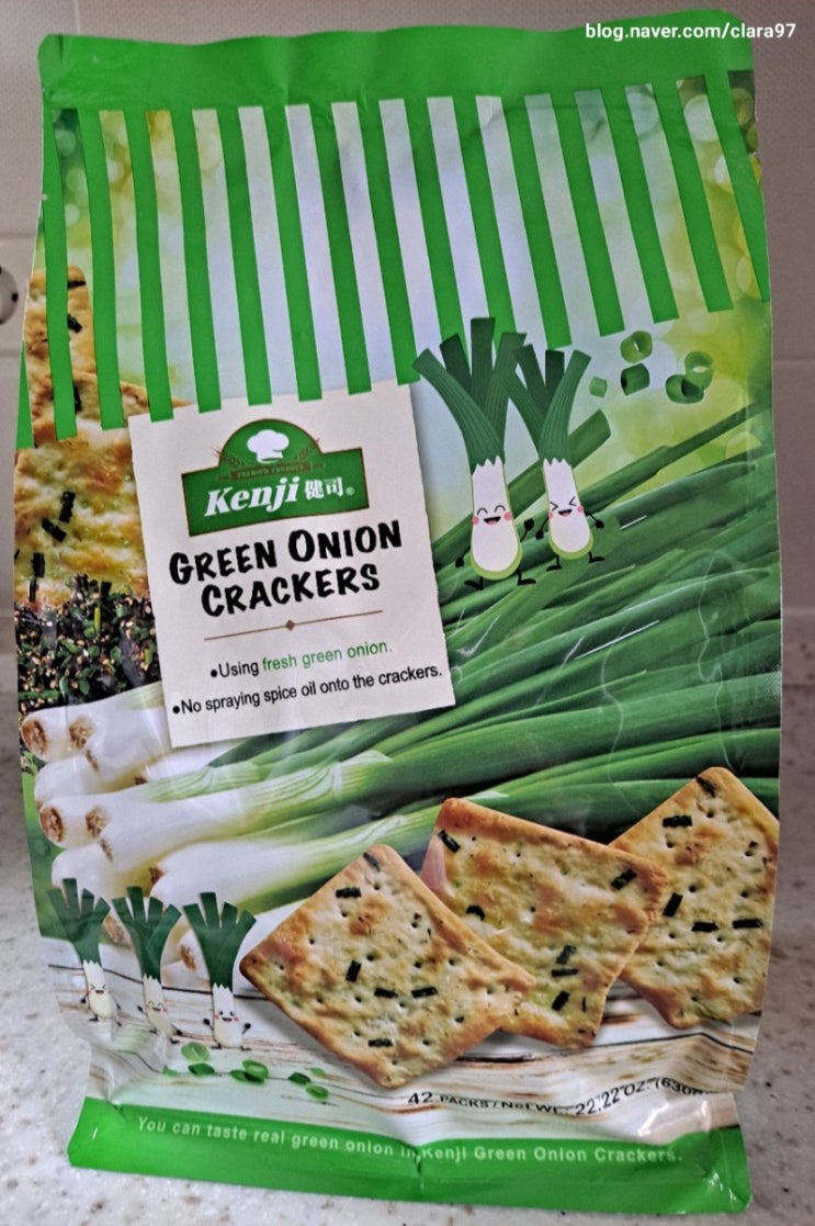 코스트코 켄지 그린 어니언 크래커(Kenji Green Onion Crakers) 후기 (파 크래커) : 네이버 블로그