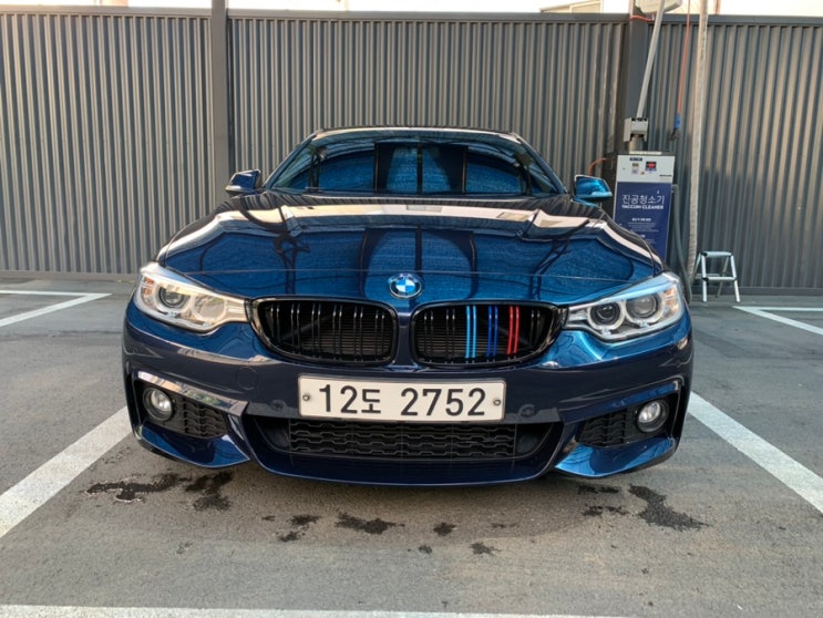 Bmw420d그란쿠페 F36 M패키지 엠팩범퍼 M퍼포먼스디퓨저 바디킷 튜닝 교체 Ds모터스 방문 아우라에스 듀얼배기 작업