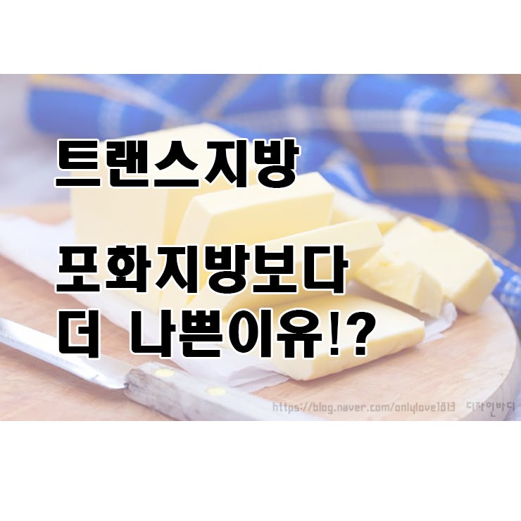 트랜스지방 포화지방 뭐가 더 건강과 다이어트에 나쁜가요 네이버 블로그
