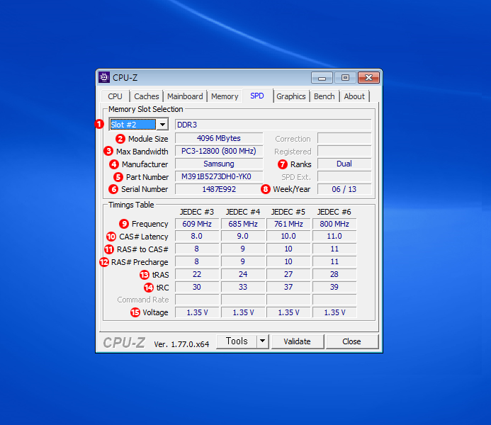 [CPU-Z] 5. SPD 정보 보는 법 : 네이버 블로그