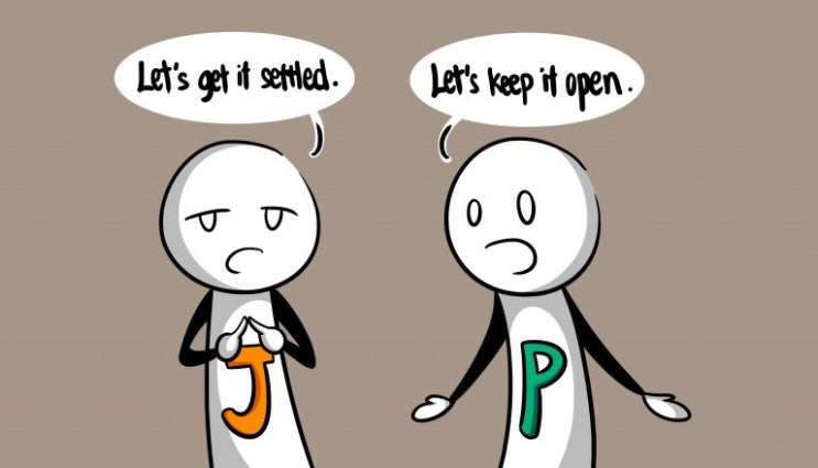 MBTI의 각 지표와 공부습관 4. 판단과 인식(J / P) : 네이버 블로그