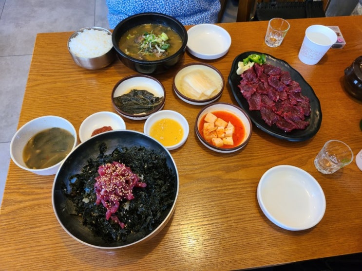상봉동 육회 맛집 함평국밥 육회비빔밥과 소고기국밥이 맛있는곳 네이버 블로그