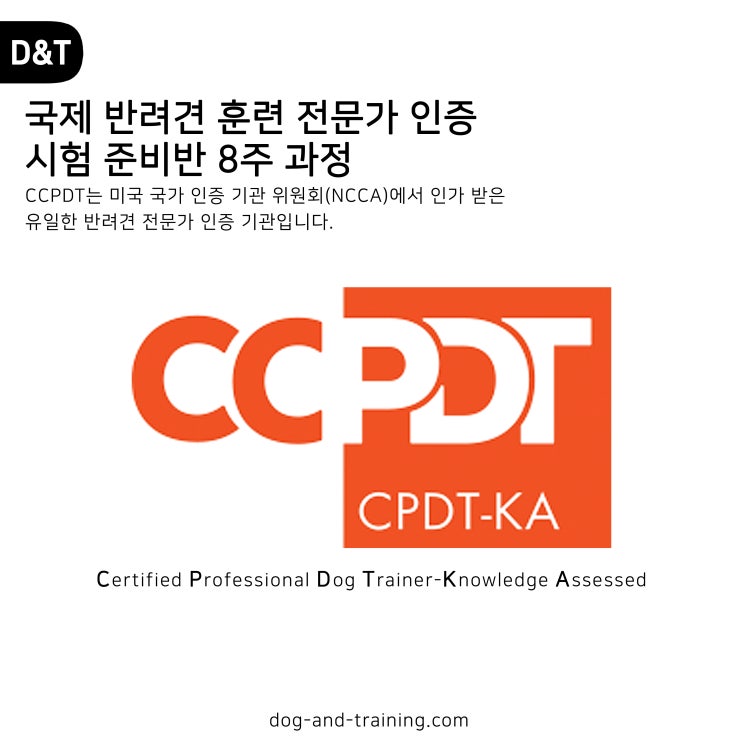 [종료]CCPDT, CPDT-KA 시험 준비반 : 네이버 블로그