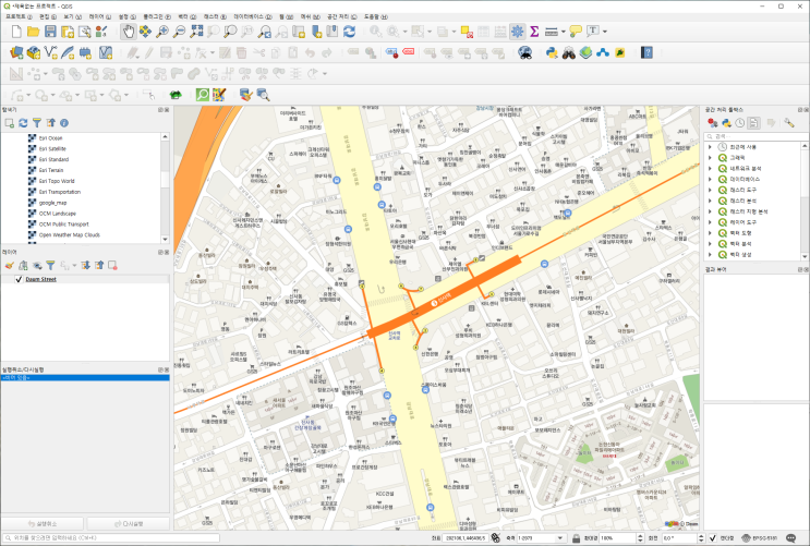 QGIS 기초 사용 방법 - 레이어 생성, 객체 추가 : 네이버 블로그