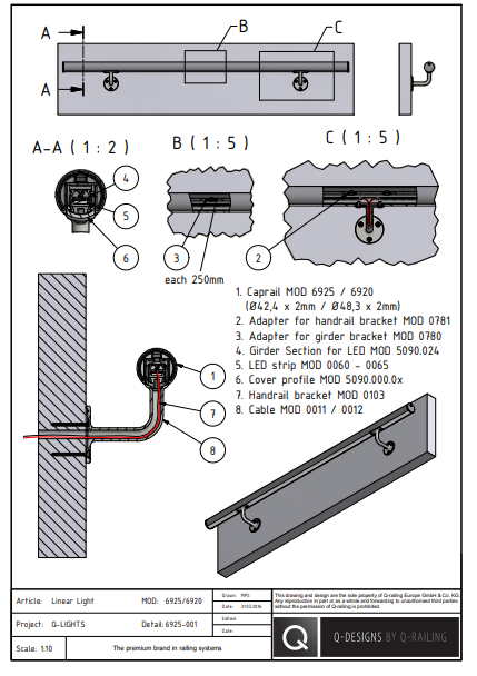 qrailing,qrail,ledhandrail, led handrail,조명핸드레일,수입핸드레일,고급핸드레일,led난간 ...