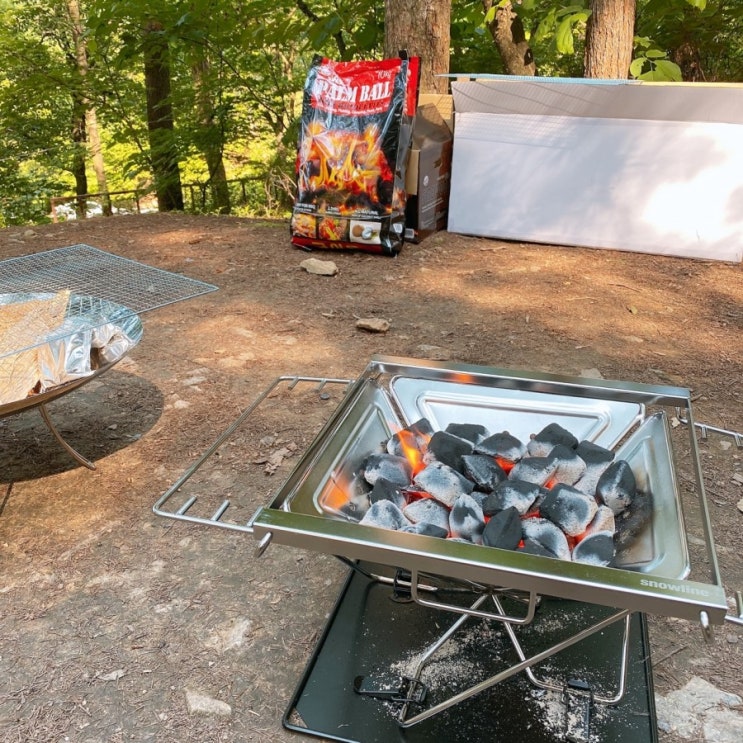 스노우라인 화로대 : 네이버 블로그