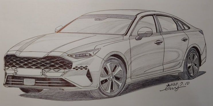 기아 K7 풀체인지(K8) GL3 예상도 : 네이버 블로그