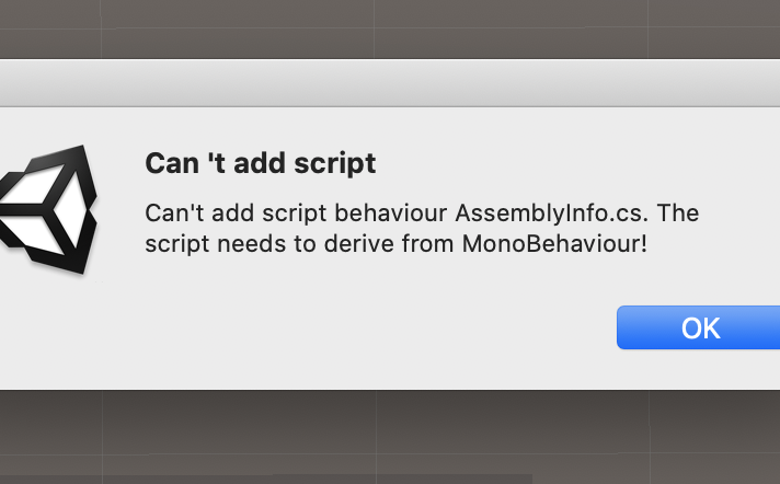 유니티 [Unity]Can't add script component [에러 해결!!] : 네이버 블로그