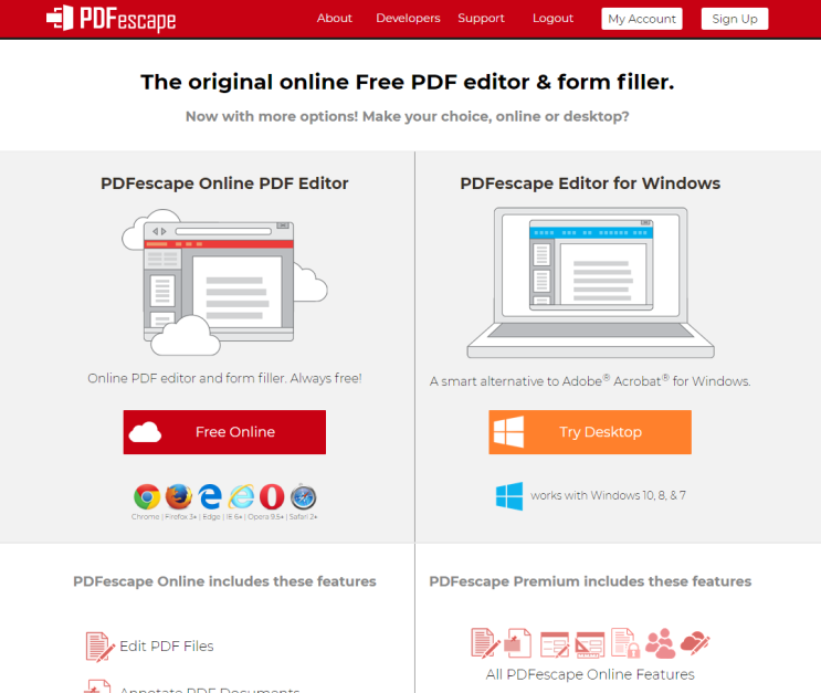 PDFescape - 무료 웹사이트 PDF 편집기 : 네이버 블로그