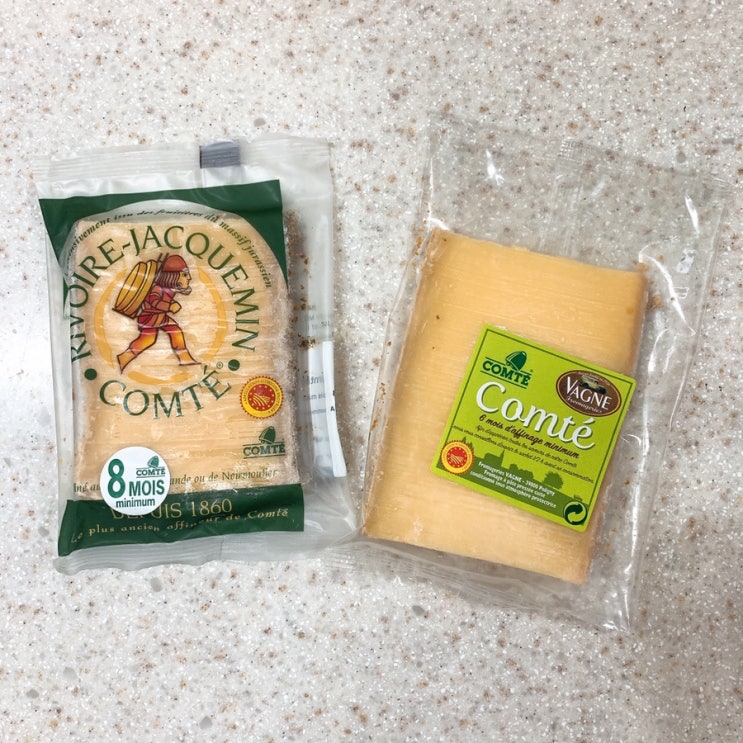 콩테치즈(Comte)에 대하여 알아봅시다. 리브와레 자카망 콩테(Rivoire Jacquemin Comte), 바뉴 콩테 ...