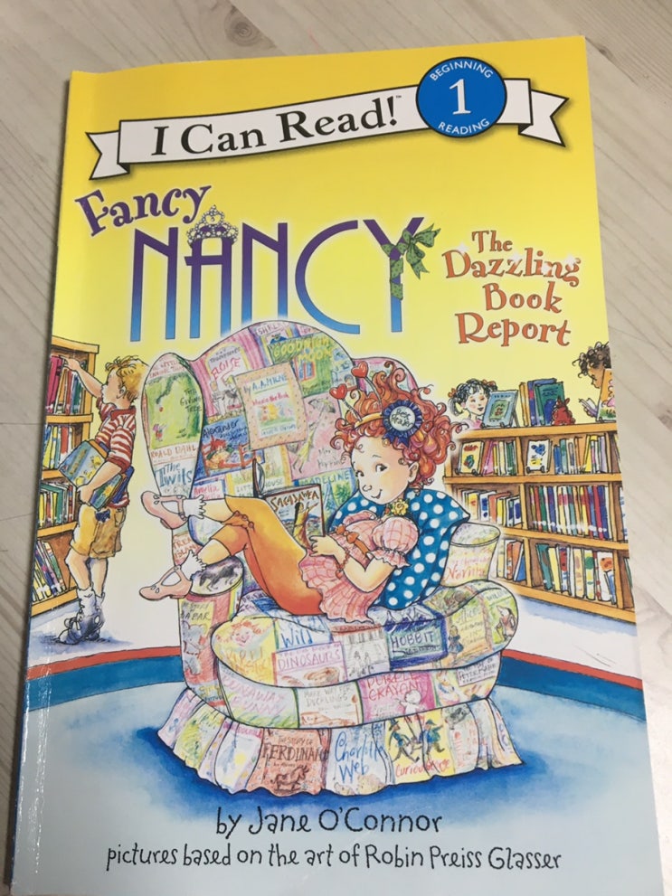 초등영어원서 읽기 /I Can Read-Fancy Nancy (The dazzling Book Report) : 네이버 블로그