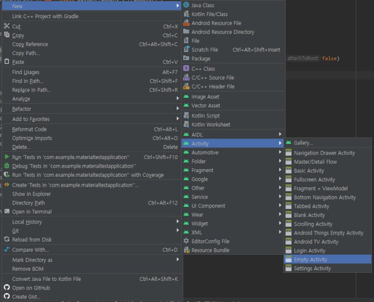 [Google Material Design] Top app bar 만들기 : 네이버 블로그
