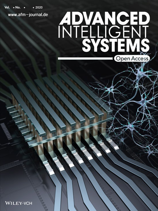 Advanced Intelligent Systems논문커버피겨커버이미지논문표지3d디자인figure3d그래픽저널커버