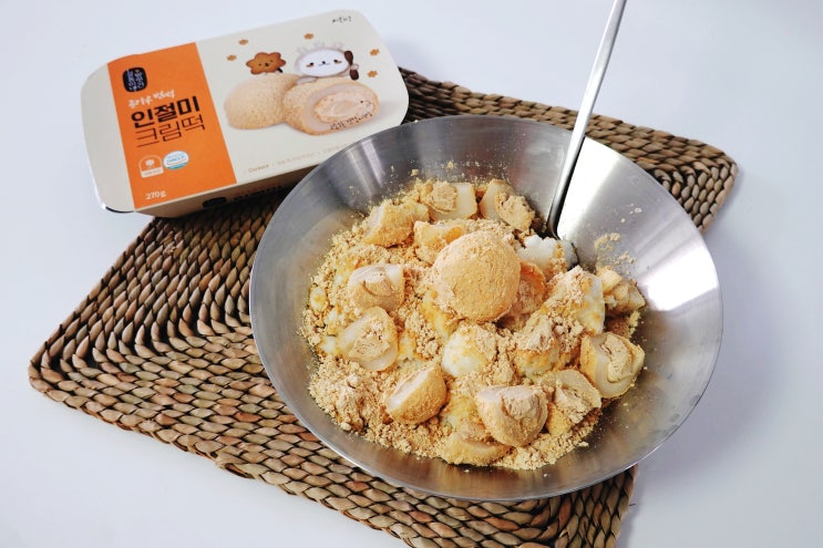 팥빙수 떡 설빙 인절미크림떡 빙수 만들기, 엔시보몰 구매~ : 네이버 블로그