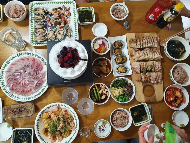 라운드키친7 가정식반찬배달로 차려본 시어머니 생신상 후기 : 네이버 블로그