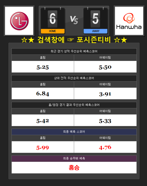 [포시즌티비] 7월 17일자 vip KBO 5경기 - 포시즌티비 방송중계표 : 네이버 블로그