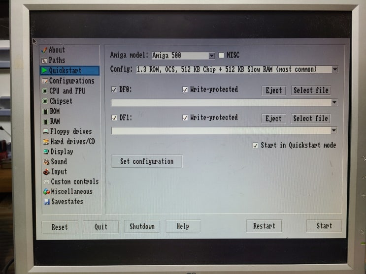 AMIGA 에뮬머신 - Amibian=UAE4ARM+Amiberry : 네이버 블로그