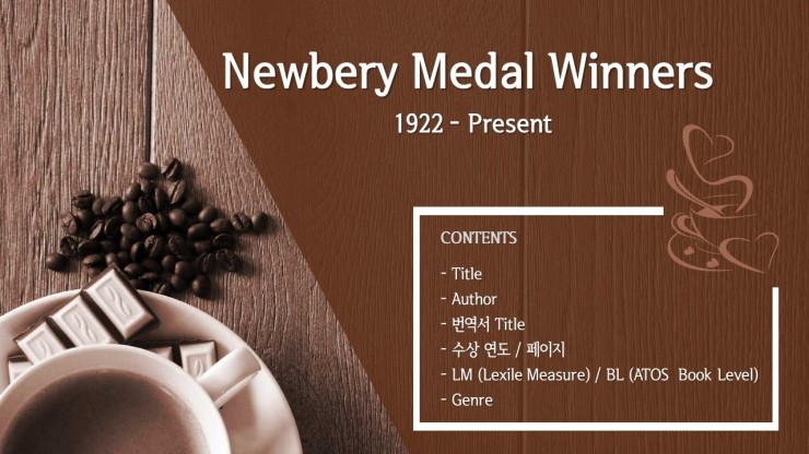 Newbery Medal Winners 1981~2000 종합 정보 (Activities Link) : 네이버 블로그