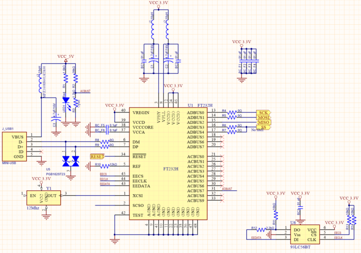 FT232H 설정 & EEPROM 데이타 : 네이버 블로그