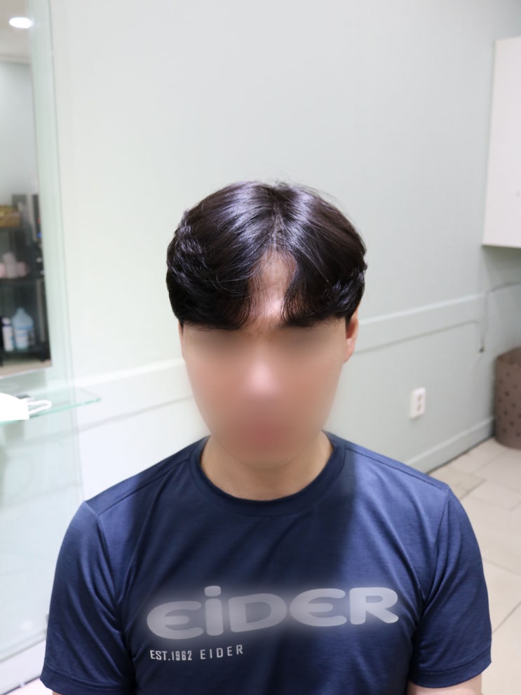남자 투블럭 가르마펌 평소보다 길러서 했어요 네이버 블로그
