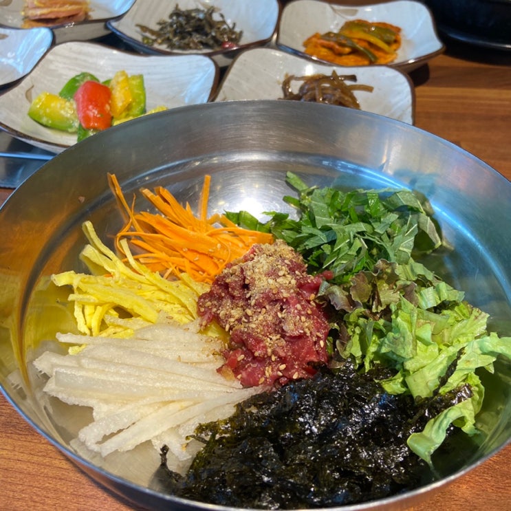 대구 시지 맛집 사월동 노규창의 육박사 육회비빔밥 점심특선 초강추 네이버 블로그