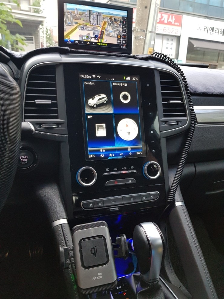 QM6 8.7인치 세로형 ) 파인드라이브 AI 2 설정, 장착 후 Before & After : 네이버 블로그