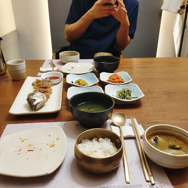 강남 한정식 맛집 봉우리 역삼본점 식객정식 먹어 본 솔직후기 네이버 블로그