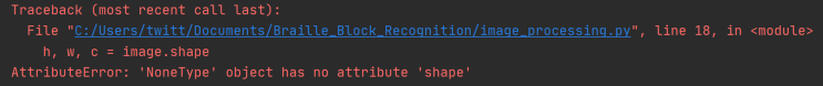 AttributeError: 'NoneType' object has no attribute 'shape' (OpenCV ...