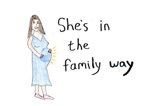 “In the family way” - "임신 중인" : 네이버 블로그