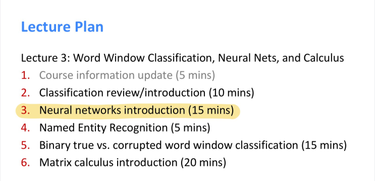 [cs224n NLP 강의 정리] Lecture 3-2. Word Window Classification, Neural ...