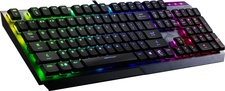 RGB LED, 로우 프로파일 기계식 스위치를 탑재한 ‘MSI GK50 로우 프로파일 게이밍 키보드’ 출시... 가격은 ...