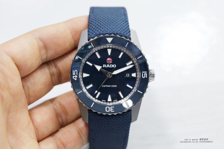 RADO 라도 캡틴 쿡 오토매틱 티타늄 다이버 시계 (45mm) R32501206 스와치그룹 코리아 공식 수입 : 네이버 블로그