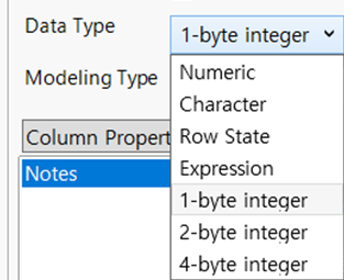 Column 및 Data Table 크기(용량) 줄이기 : 네이버 블로그