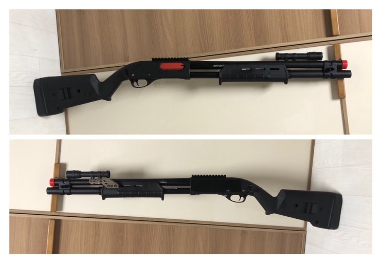 [내돈내산] 알파킹 M870 (AKA R1 수정탄 샷건) 옵션 - 트리거 가드 / 저가형 쉘 : 네이버 블로그