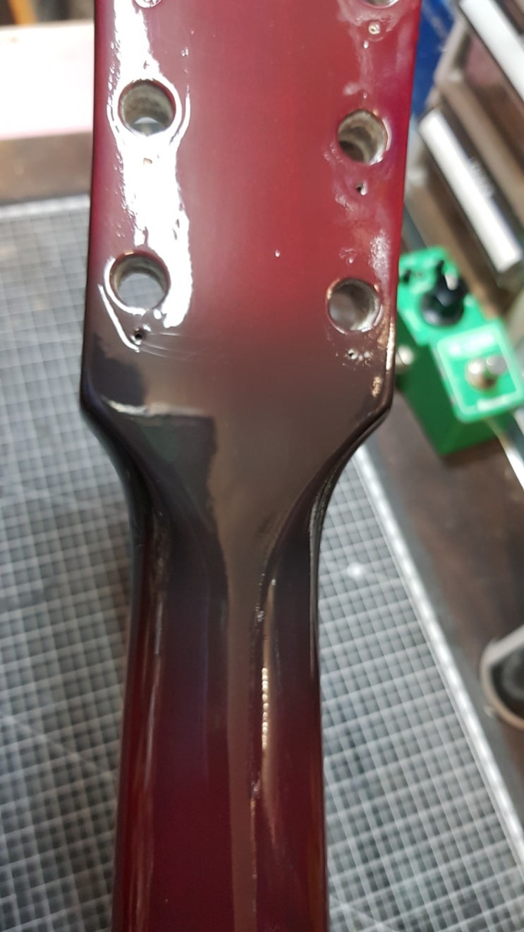 시흥 기타 수리 리페어 샵 시흥시 악기 수리점 ㅡ Gibson Les Paul 깁슨 레스폴 스탠다드 더블컷 일렉 기타 넥뿌 헤드