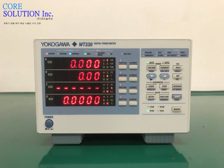 YOKOGAWA WT330 판매,렌탈,매각,매입,수리,교정,수출입 WT330 Digital Power Meter 중고계측기 ...