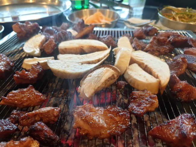 나주 혁신도시 고기 맛집 참숯집돼지갈비 소갈비살 맛남♡ 네이버 블로그