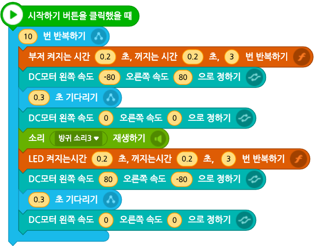 Krc S 엔트리자동차 모형으로 코딩하기 3 디지털블록 Led 변수 알아보기 네이버 블로그