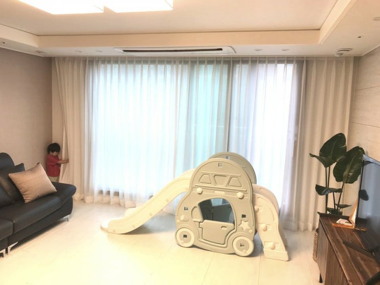 목동센트럴아이파크위브 거실쉬폰커튼 아이가 행복해해요 입주커튼은 고속터미널커튼 더집추천 네이버 블로그