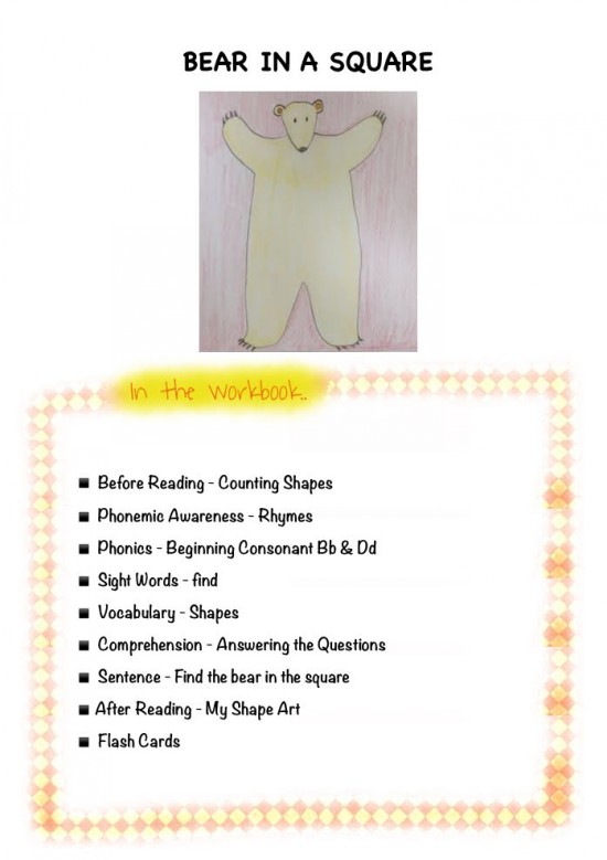 [영어동화 워크북] BEAR IN A SQUARE : 네이버 블로그