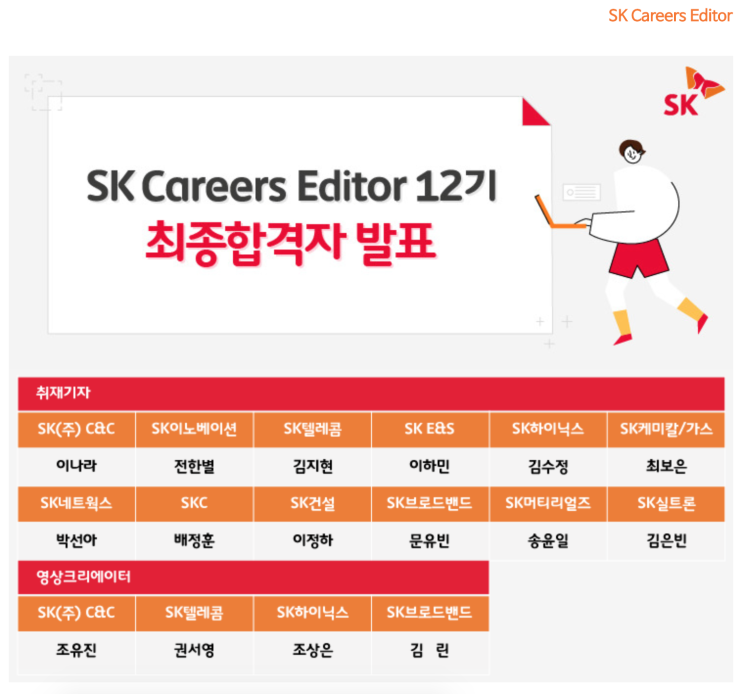 [SKCE SK Careers Editor] SK커리어스 에디터 면접후기 + 최종합격 : 네이버 블로그