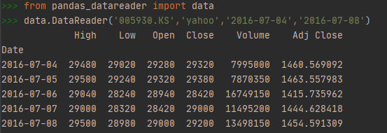 4-2. yahoo finance api 사용하기 : 네이버 블로그