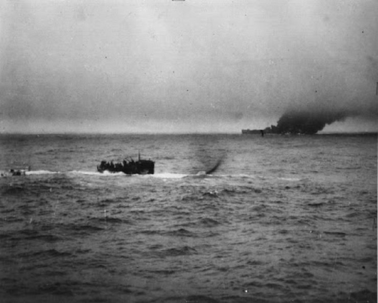 독일 해군 유보트 잠수함 U-550의 침몰- Sinking of German Kriegsmarine U-boat ...