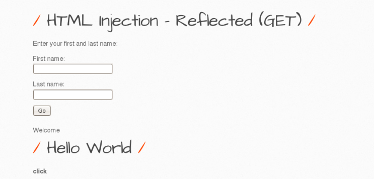 BeeBox- HTML Injection-Reflected (GET) 풀이(1개월, 5주 차) #ProjectH4C 2기 ...